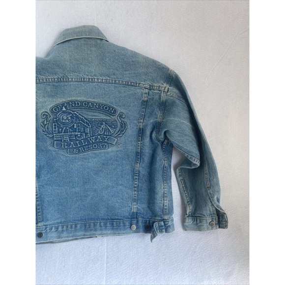 Tyca | Jackets & Coats | Vtg Grand Canyon Railway Resort Jean Denim ...